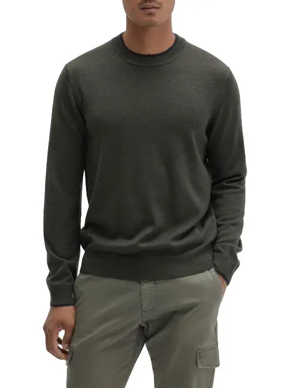 Robert Barakett Thomas Crewneck Sweater - Olive