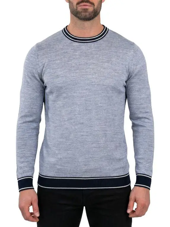 MACEOO Merino Wool Sweater - Grey