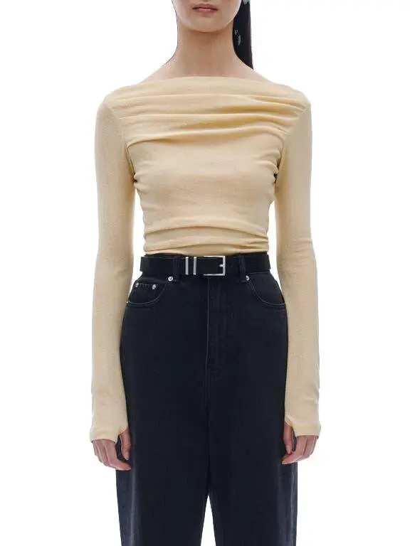 Nude Lucy Ziel Off Shoulder Top - Chamomile