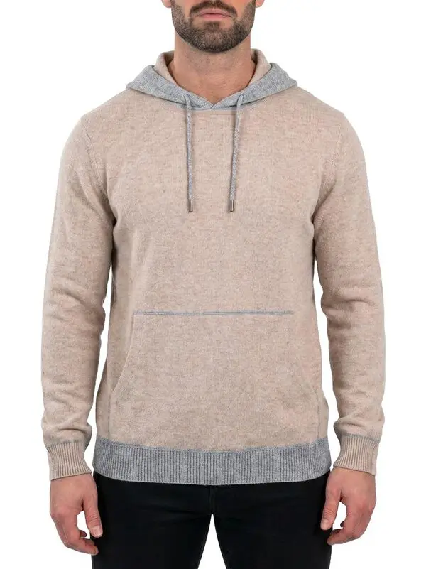 MACEOO Mercerized Cotton Hoodie - Brown