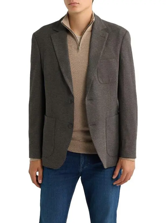 Nordstrom Henrik Knit Sport Coat - Brown Sedea
