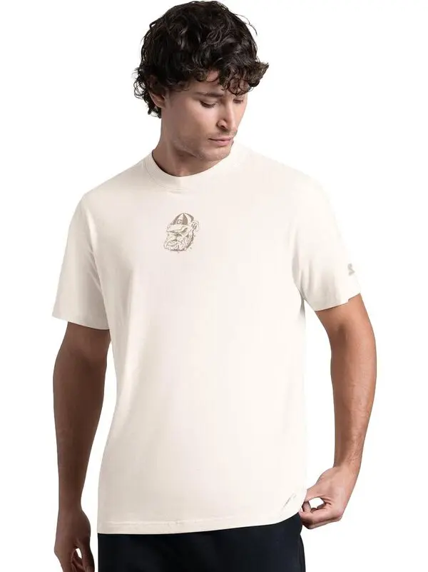 STARTER Georgia Bulldogs Warm Up T-shirt - White