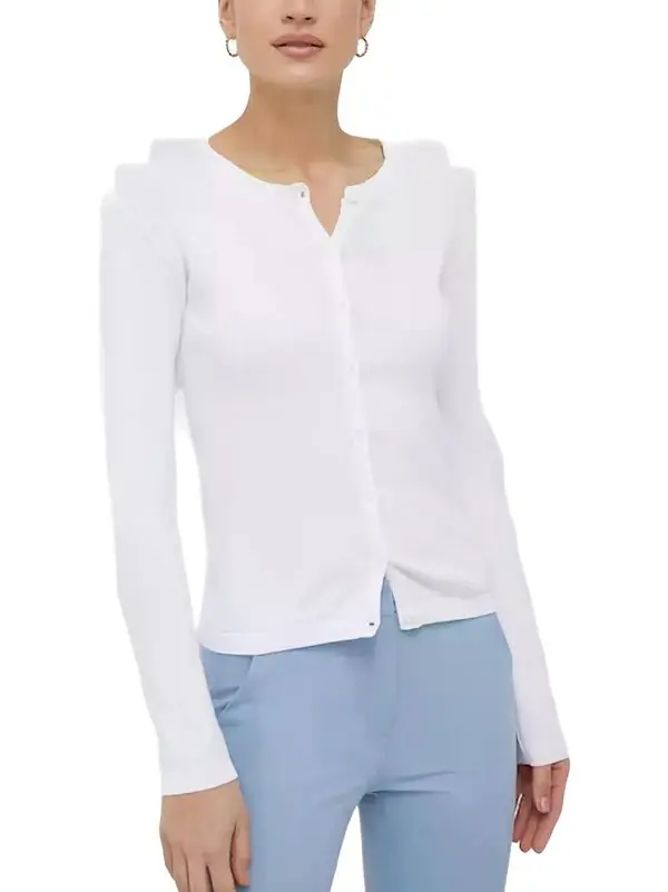 BENETTON Button-up Cardigan - White
