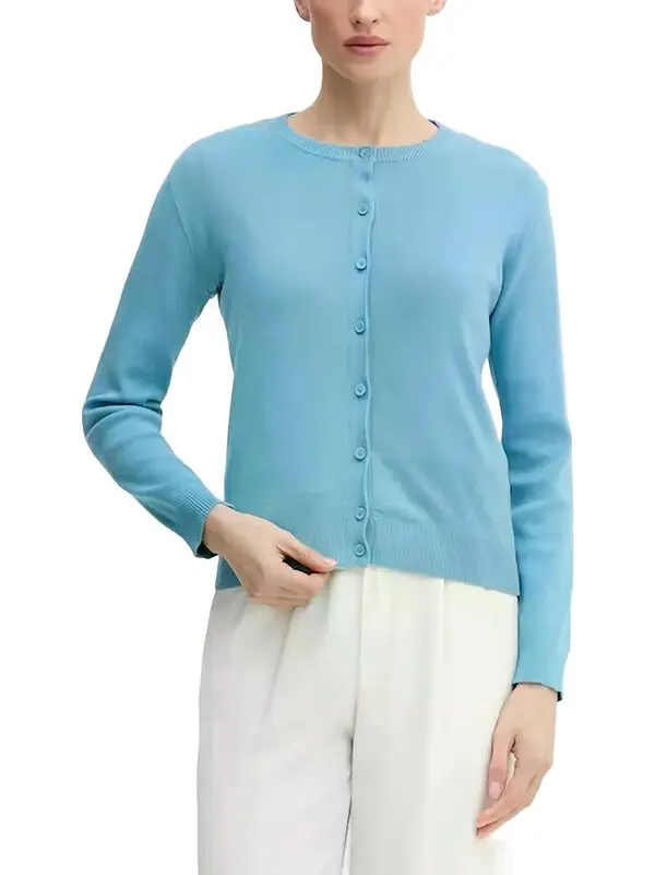 BENETTON Cotton Cardigan - Blue
