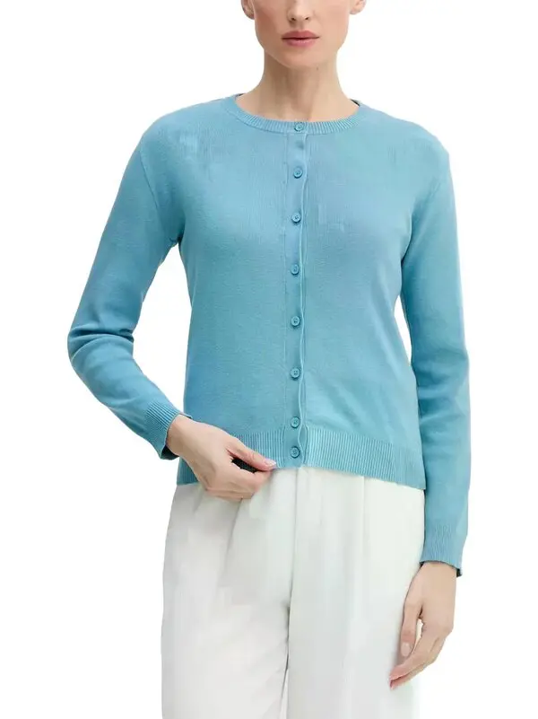 BENETTON Cotton Cardigan - Blue