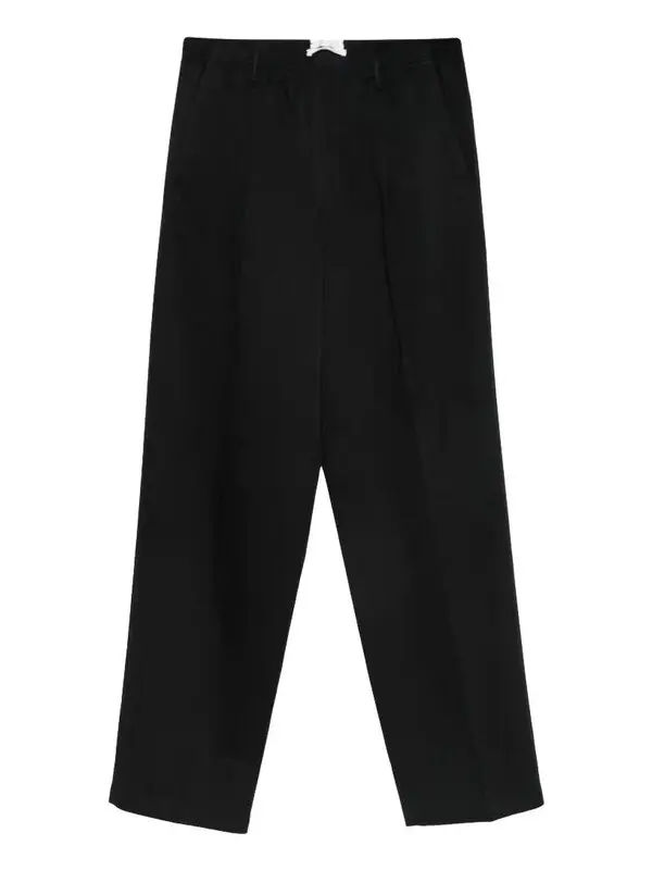 CELLAR DOOR Ezio Tapered Trousers - Black
