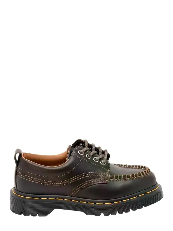 Dr. Martens Derby Shoes With Whipstitch Trim - Brown