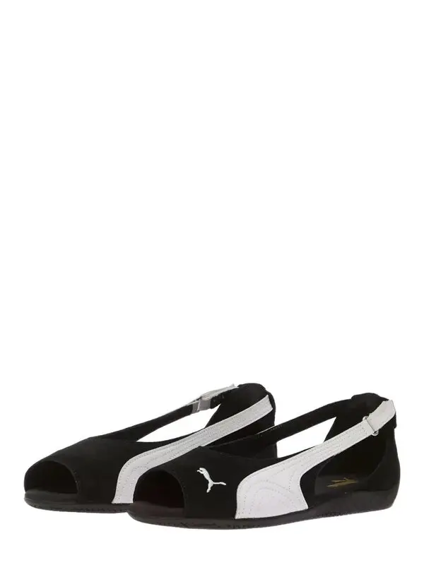 PUMA Speedcat Embroidered-logo Flat Sandals - Black
