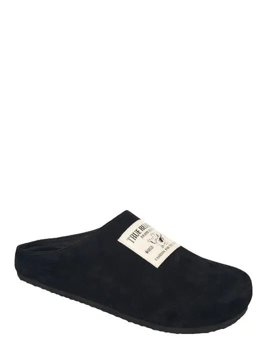 True Religion Dogg Srs Patch Clogs - Black