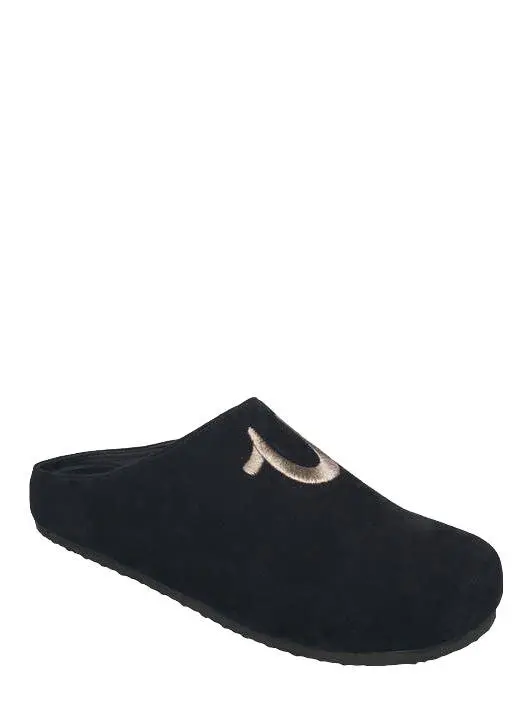True Religion Horseshoe Logo Clogs - Black