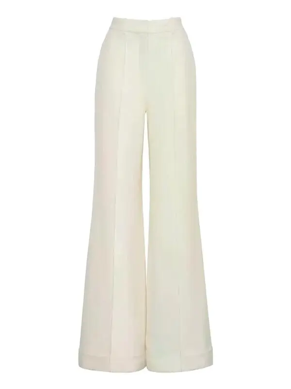 Adam Lippes Palazzo Pants - Neutrals