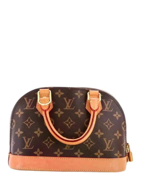 LOUIS VUITTON Alma Handbag Monogram Canvas Bb - Brown