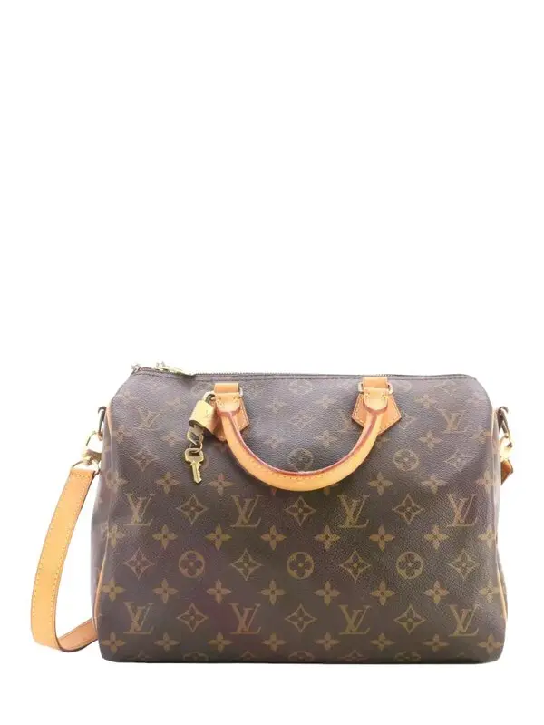 LOUIS VUITTON Monogram Canvas Speedy Bandouliere 30 Shoulder Bag - Brown