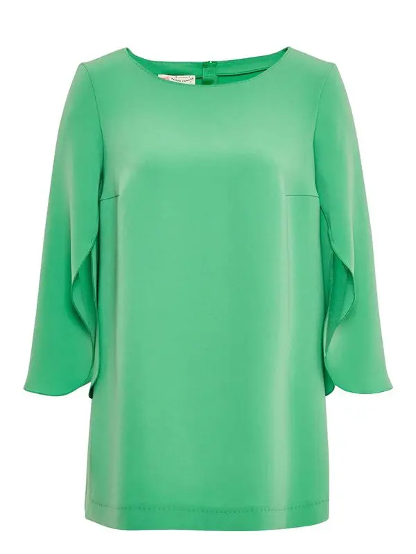 MAISON COMMON Tunic With 3/4 Sleeves - Green