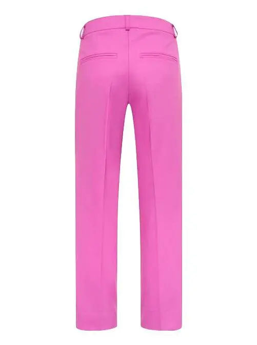 MAISON COMMON Signature Pants In Cool Wool Stretch - Pink