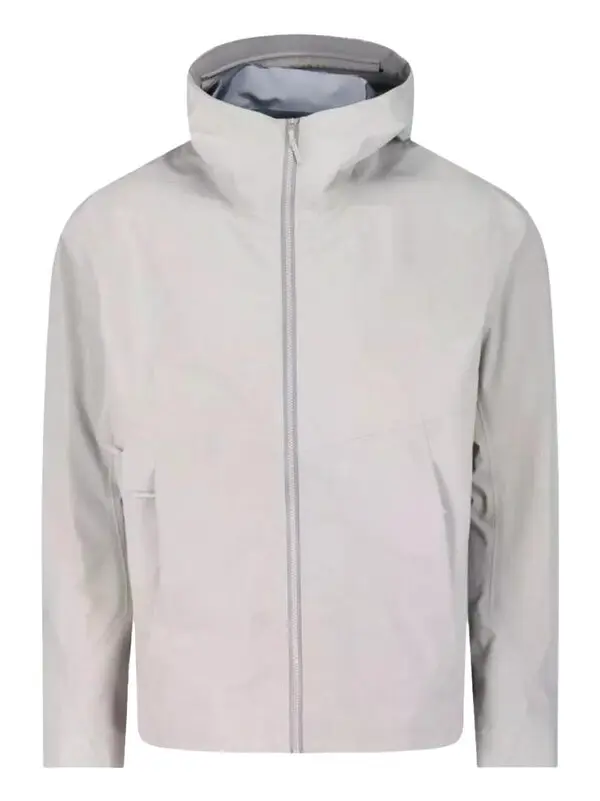Veilance Hooded Zip-up Jacket - Neutrals