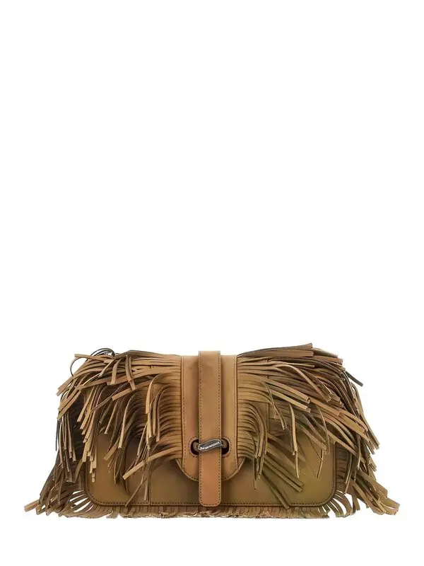 Emporio Armani Boteh Capsule Shoulder Bag - Neutrals