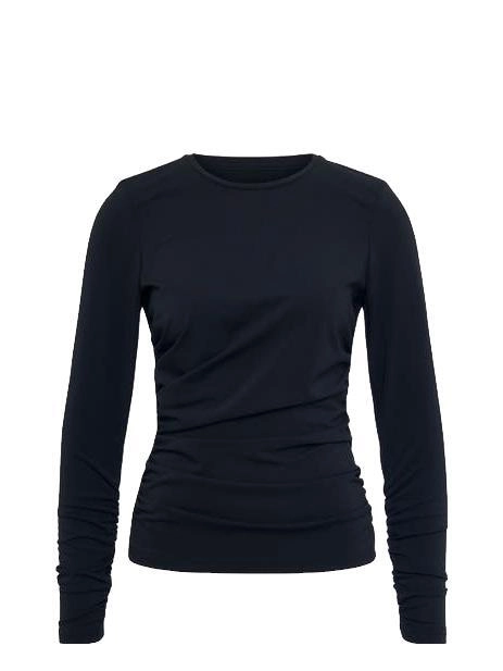 MAISON COMMON Draped Jersey Shirt - Blue