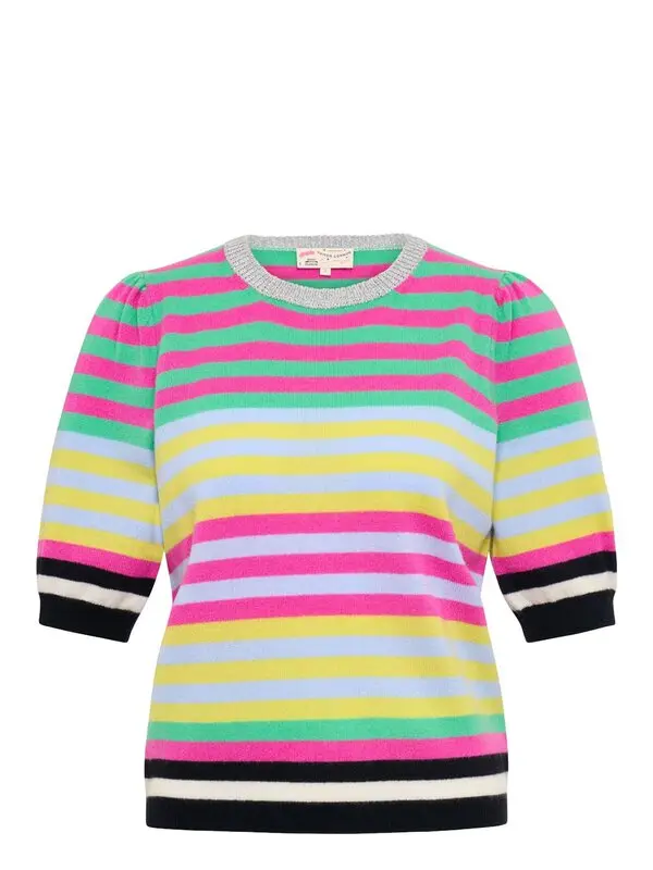 MAISON COMMON Striped Wool/cashmere Blend Pullover - Multicolour
