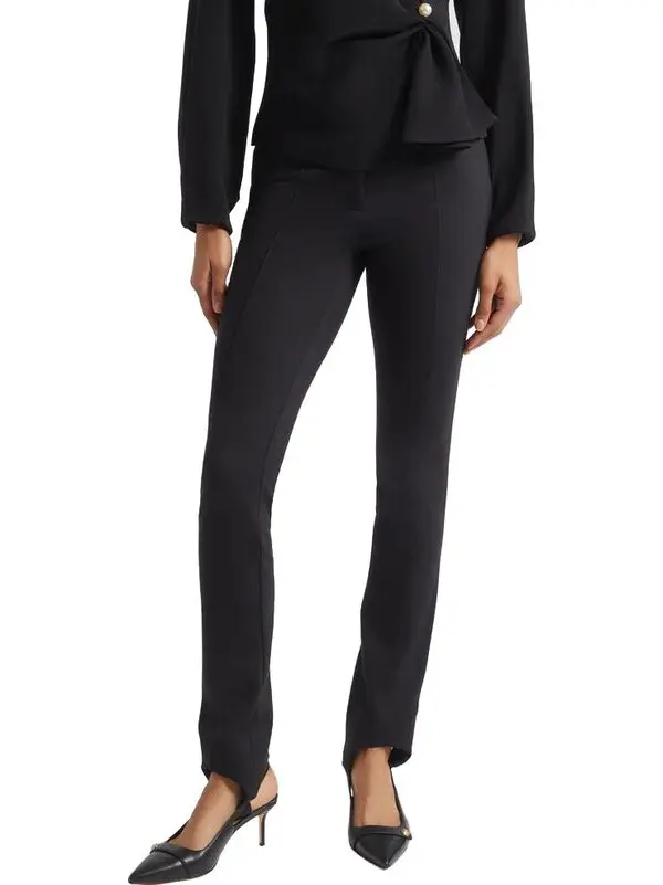 Veronica Beard Landren Stirrup Pants - Black