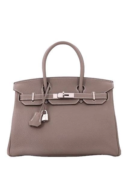 Hermès Birkin Handbag Togo With Palladium Hardware 30 - Grey