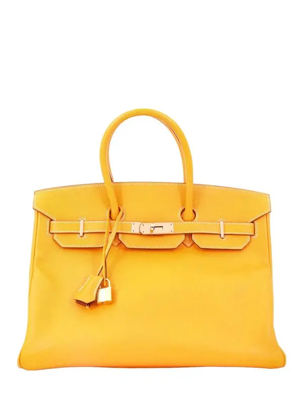 Hermès Candy Birkin Bag Epsom 35 - Yellow