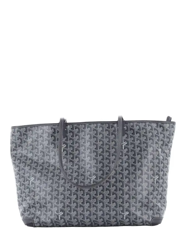 Goyard Artois Tote Coated Canvas Mm - Grey