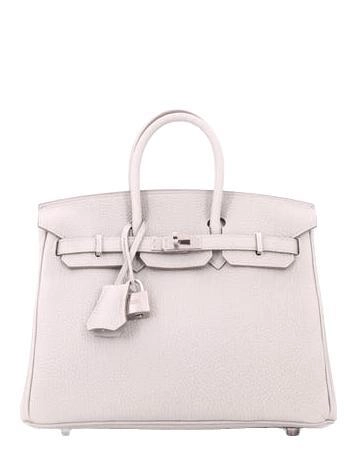 Hermès Birkin Handbag Togo With Palladium Hardware 25 - Grey