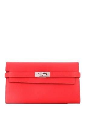 Hermès Kelly Wallet Epsom Long - Red