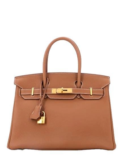 Hermès Birkin Handbag Brown Togo With Gold Hardware 30 - Metallic Gold