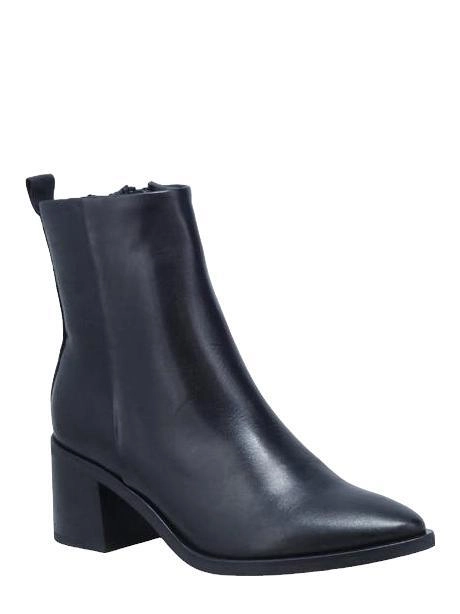 Miz Mooz Jessica Block Heel Bootie - Black