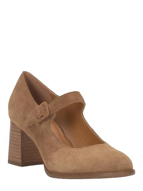 Lucky Brand Bozley Leather Mary Jane With Block Heel - Cedar 01