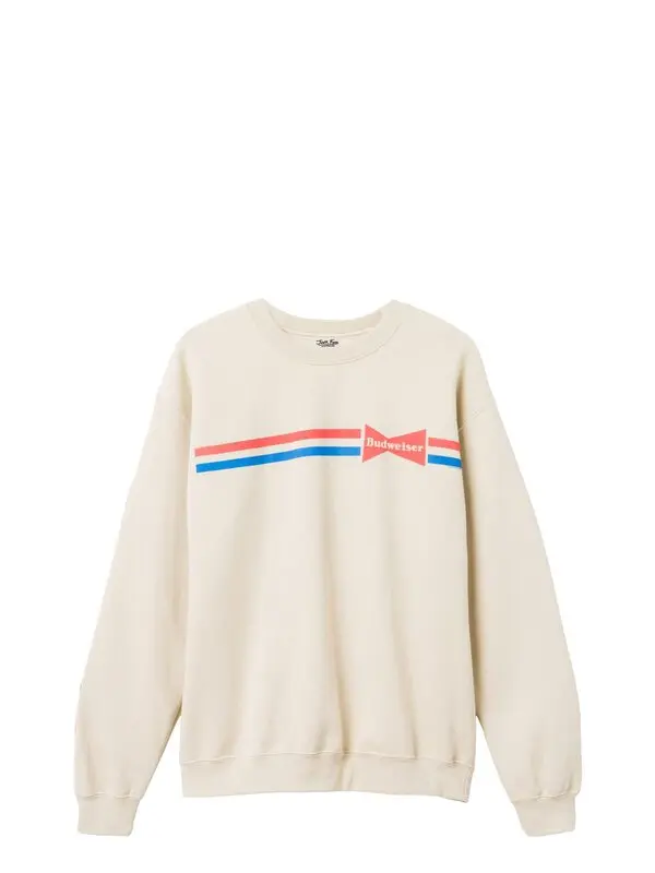 Junk Food Budweiser Graphic Sweatshirt - Sand