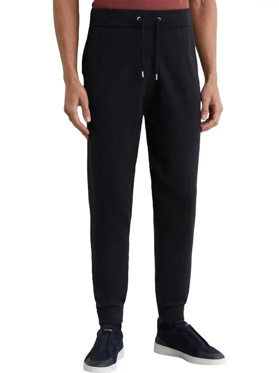 REISS Billings Drawstring Joggers - Navy