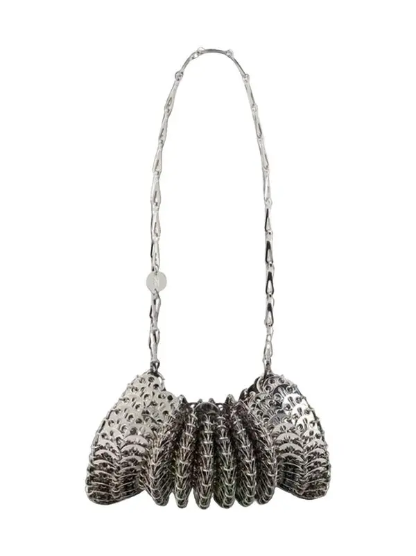 Rabanne Chain Shoulder Bag - Silver