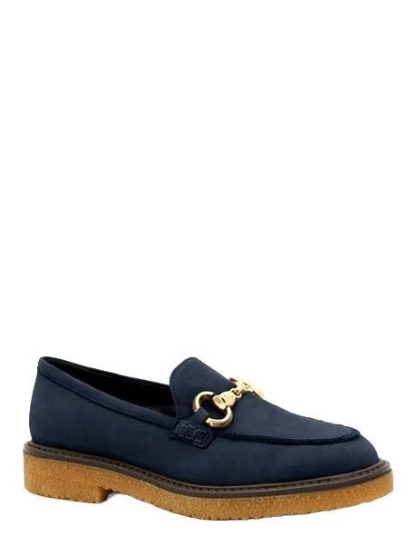 AMALFI BY RANGONI Balzello Leather Loafer - Navy