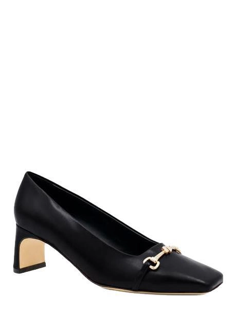 AMALFI BY RANGONI Sesto Leather Pointed Toe Pump - Black