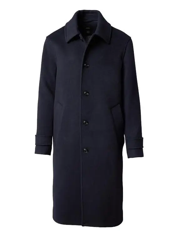 Allen Edmonds Wool Town Overcoat - Navy