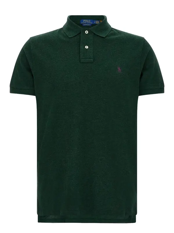 Polo Ralph Lauren Cotton Polo Shirt With Embroidered Logo - Green