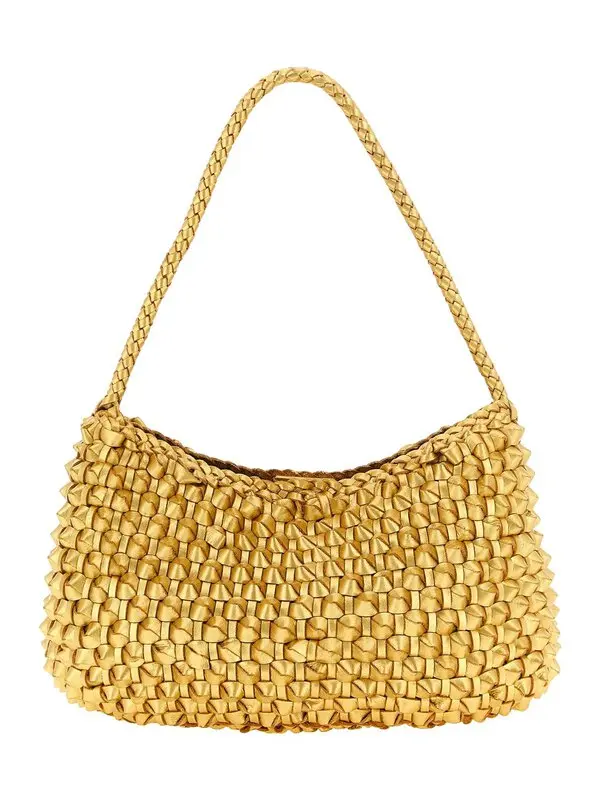 Dragon Diffusion Basil Cactus Shoulder Bag - Gold