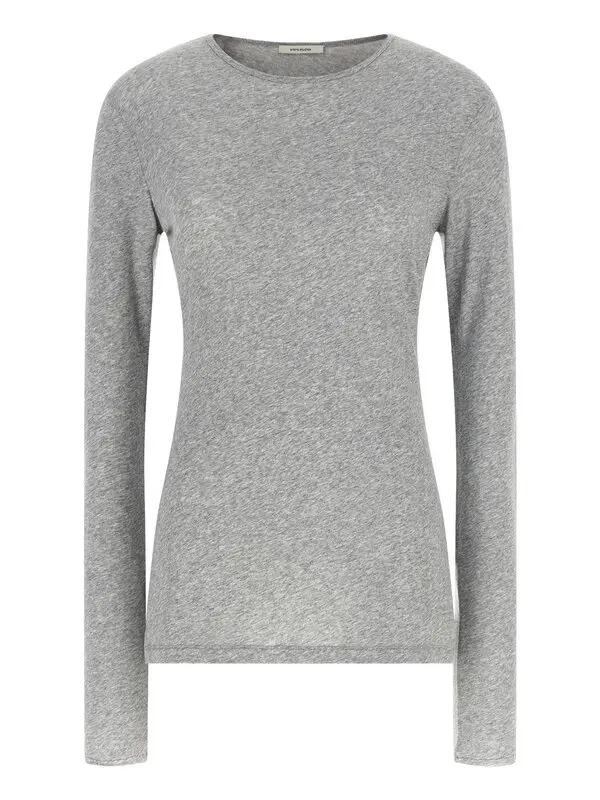 ENTIRE STUDIOS Jersey Long-sleeved Sweater - Gray