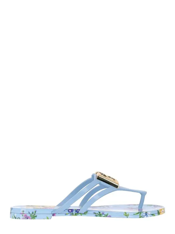 Dolce & Gabbana Logo Flip-flops - Multi