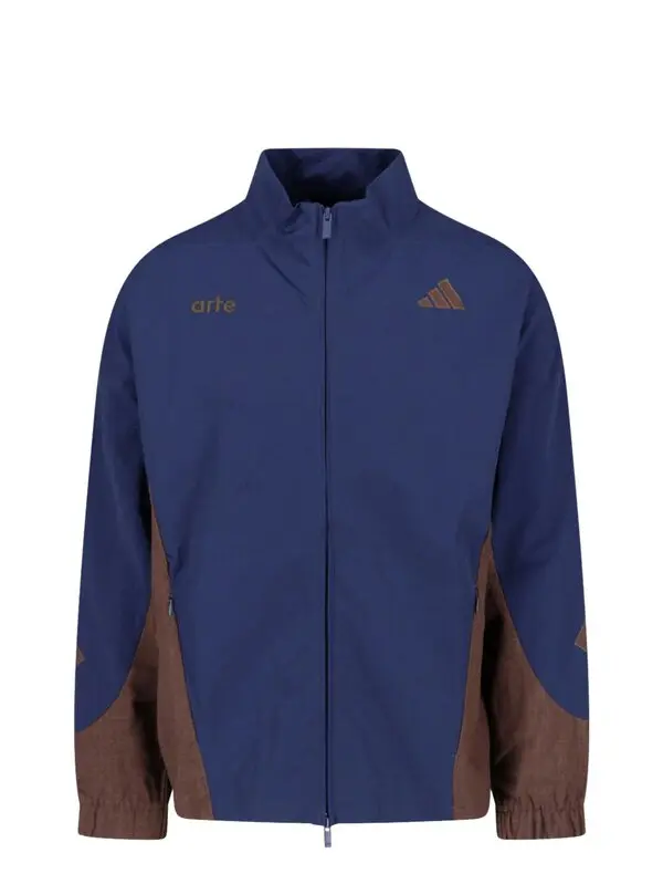 Adidas X Arte Antwerp Z.n.e. Full Zip Jacket - Collegiate Navy/dust Cargo