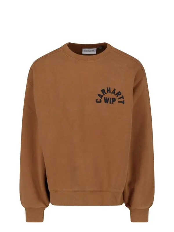 Carhartt Work In Progress Arch Script" Sweatshirt - Brown