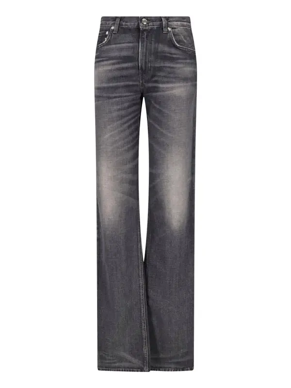 HAIKURE Straight Leg Jeans - Black