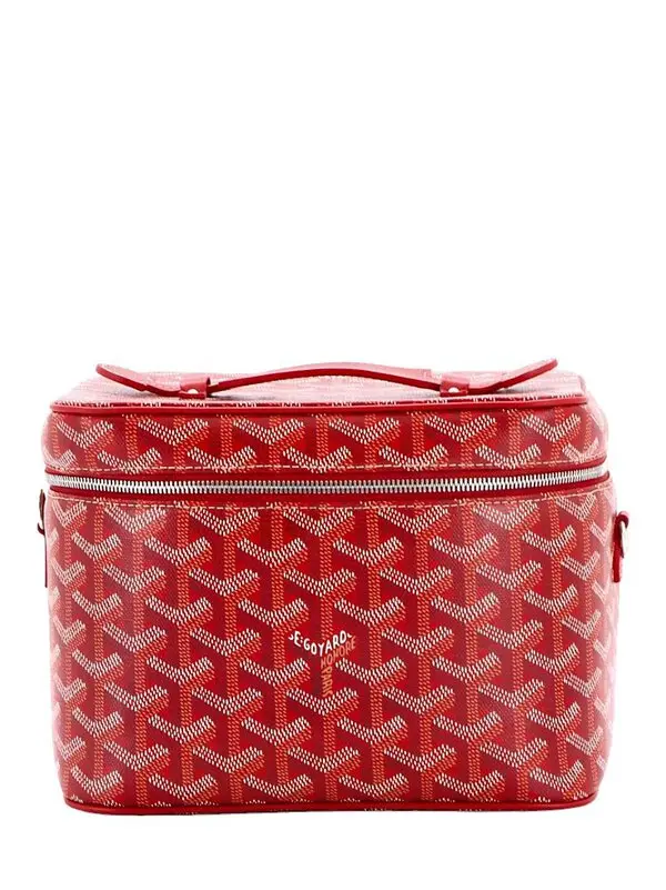 Goyard Muse Vanity Case Coated Canvas - Red