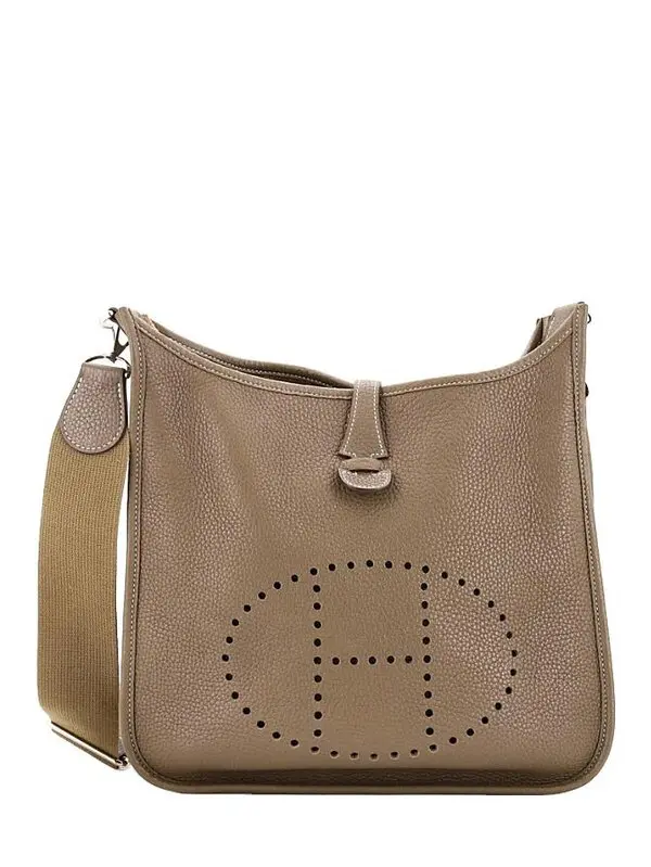 Hermès Pm Evelyne Bag Gen Iii Clemence - Gray