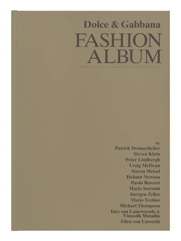 Dolce & Gabbana Fashion Album Hardcover Book - Multicolor