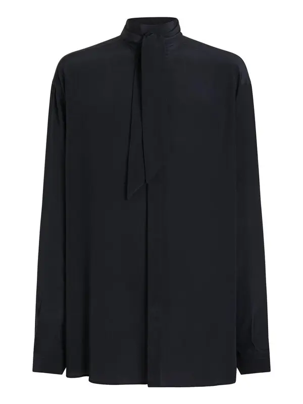 Dolce & Gabbana Crêpe De Chine Shirt - Blue