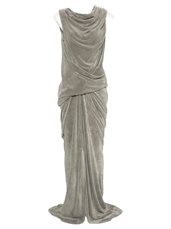Rick Owens Draped Maxi Dress - Grey
